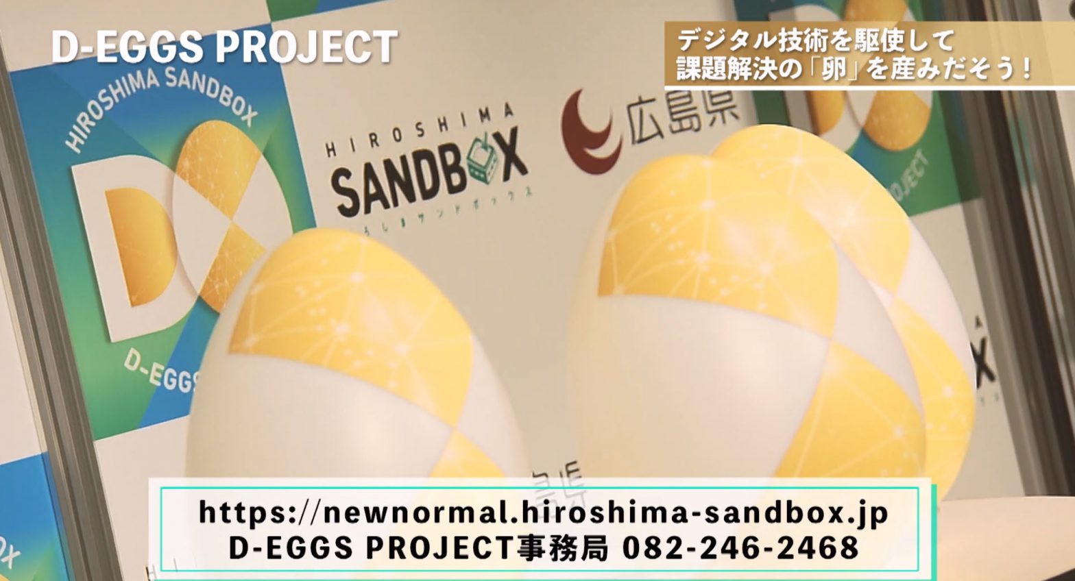 記者発表会ダイジェスト | D-EGGS PROJECT | ひろしまサンドボックス